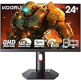 KOORUI 27 inch Gaming Monitor - WQHD (2560x1440) Computer Monitors ...