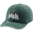 Embroidery Mountain Hat Pine Trees Cap Mountaineering Outdoor Cap Pine ...