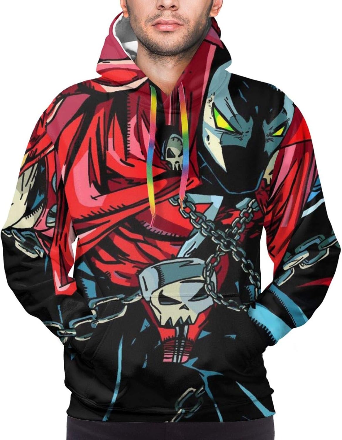 Amazon.com: Spawn Mask Mcfarlane 3D Printing Men Women Hoodies,Pullover ...