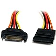 Amazon.com: StarTech.com 12in 15 pin SATA Power Extension Cable - SATA ...