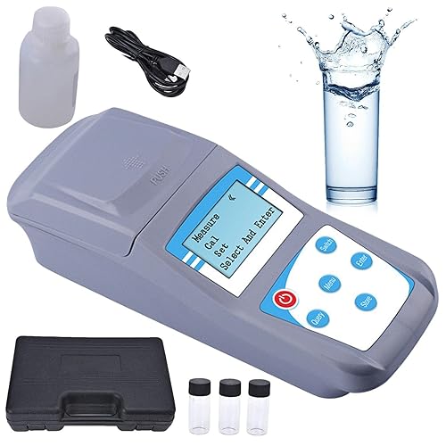 ANZAGA Turbidity Meter, Handheld Clear Display Turbidimeter, Swimming ...