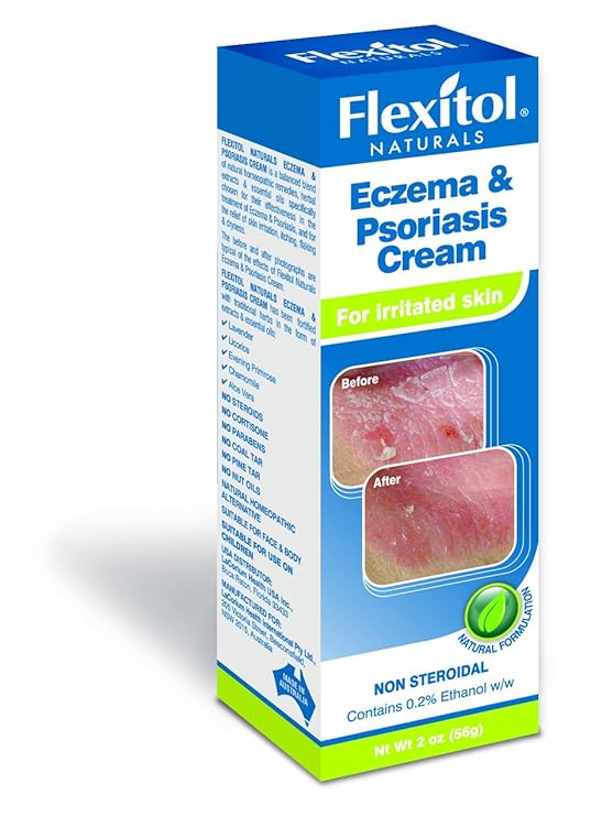 Flexitol Naturals Eczema And Psoriasis Cream, 2-Ounce Boxes (Pack Of 2 ...