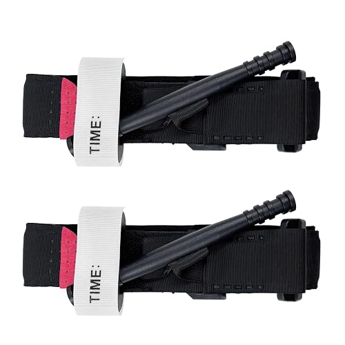Tourniquet, 2 Pack Single-Handed Application Tactical Emergency ...