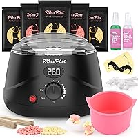 Amazon.com: Waxing Kit, Wax Kit for Women Men MaxFlat Digital Wax Pot Hard Wax Kit with 51 Wax ...