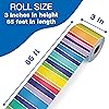 Carson Dellosa 65Ft of Striped Rainbow Bulletin Board Borders, 1 Roll ...