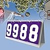Aymzbd Tabletop Score Flipper, Sports Scoreboard 4 Digits Manual Score ...