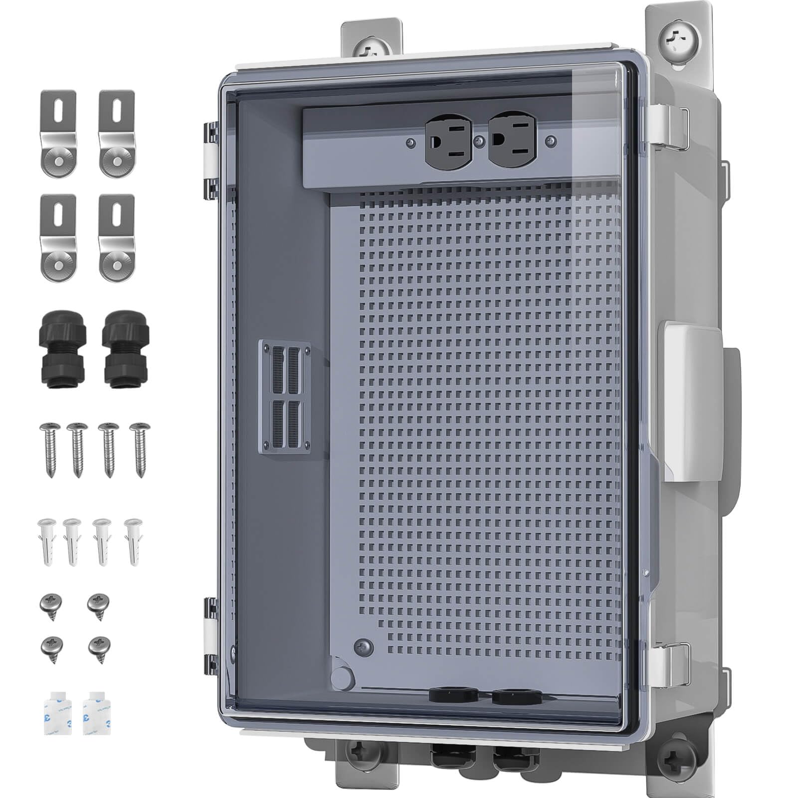 Waterproof ABS Enclosure Cabinet Junction Box, Ventilated Design ...