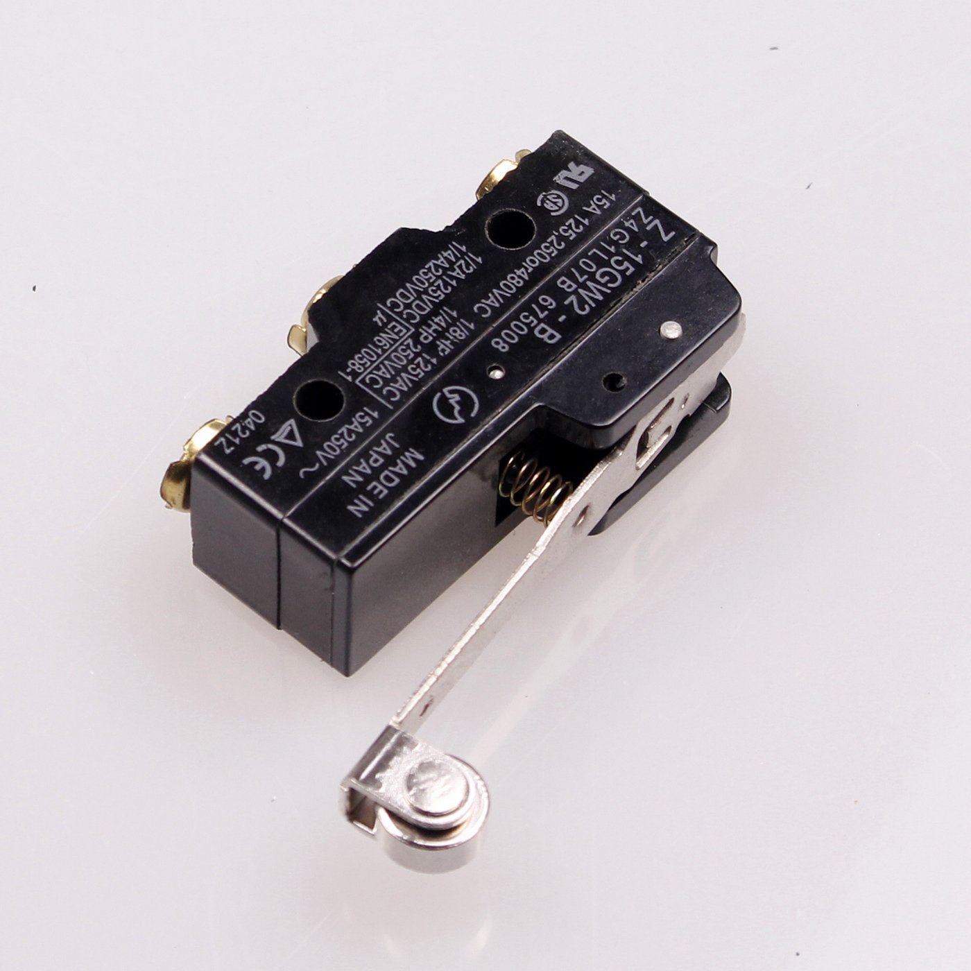 Z-15GW2-B Long Roller Lever 3 Screw Terminal Momentary Limit Switch 15 Amp tillescenter ...
