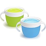 Amazon.com : Munchkin Snack Catcher, 2 Pack, Blue/Green : Baby