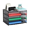 Samstar Paper Letter Tray, 3 Tier Desk File Organizer Paper Sorter ...