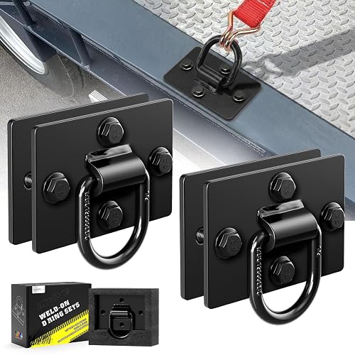 AUTOBOTS 1/2" D Rings for Trailers Heavy Duty Trailer Tie Down Anchor ...
