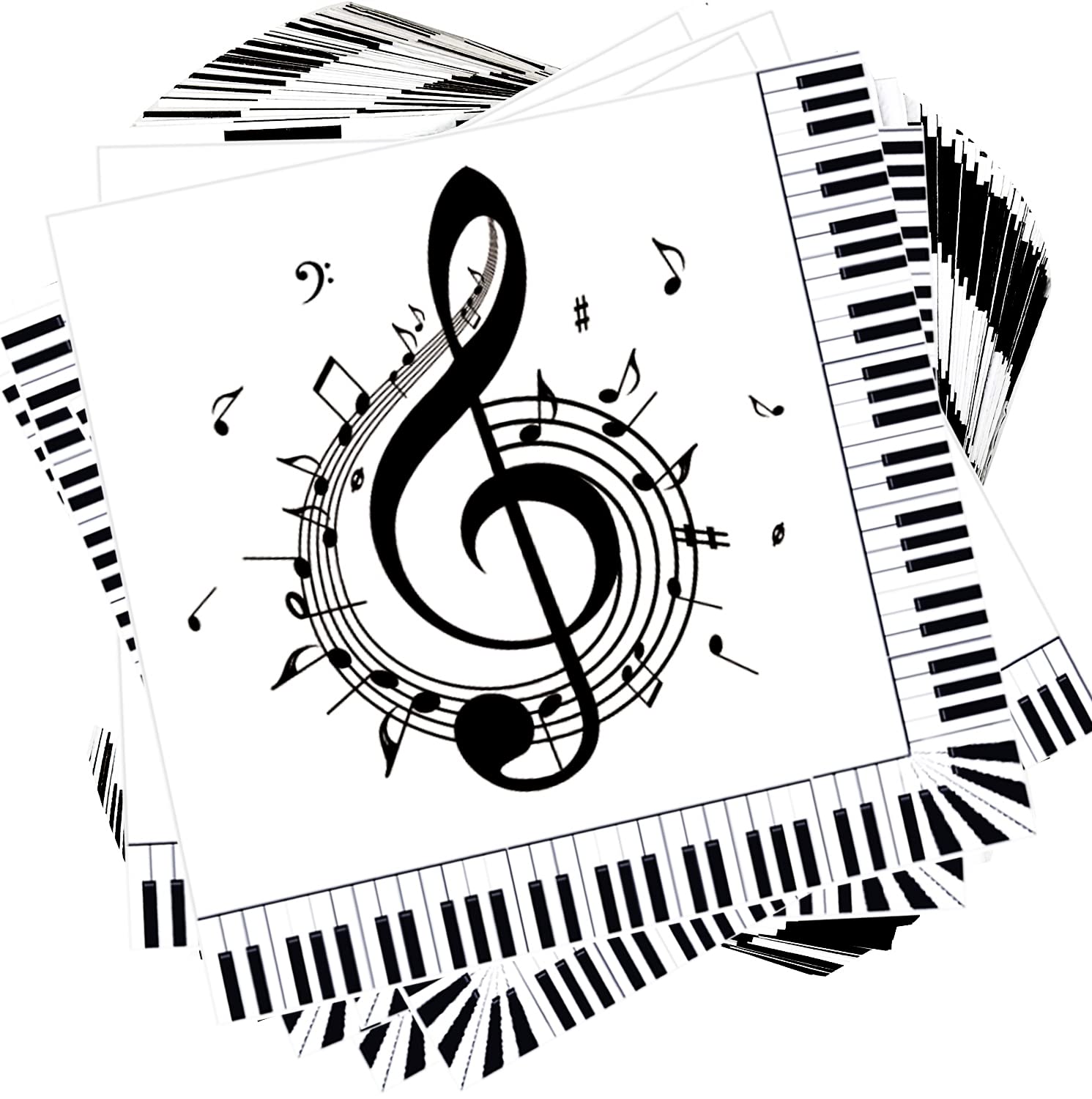 Mua 40Pcs Musical Notes Napkins Music Notes Party Supplie Disposable ...