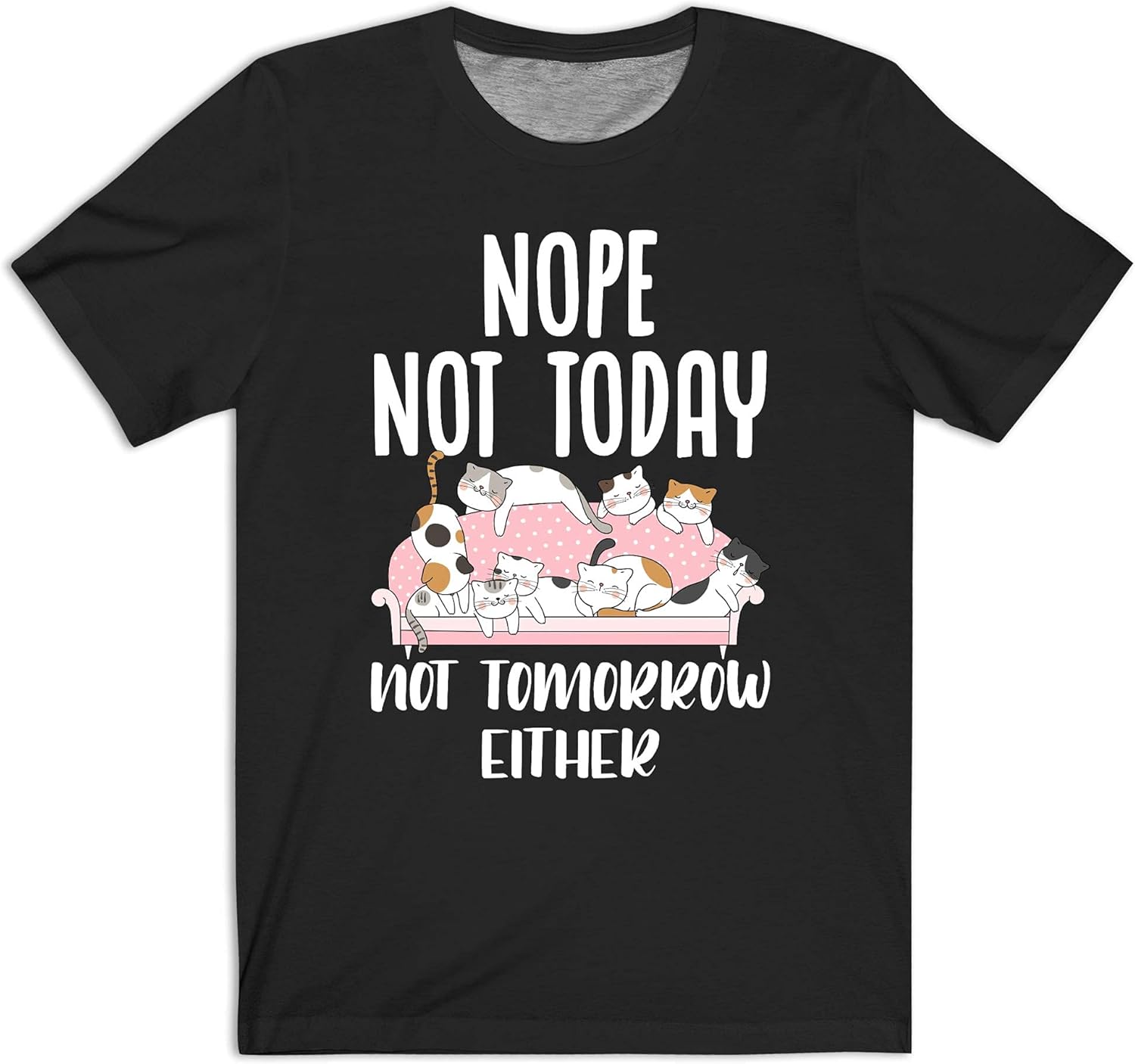 Leet Group Nope Not Today Not Tomorrow Either T-Shirt - Front Print T ...