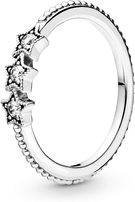 Pandora Jewelry Celestial Stars Cubic Zirconia Ring in Sterling Silver ...