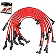 Amazon.com: JDMSPEED New Red 10.5mm Racing Spark Plug Wires Set ...