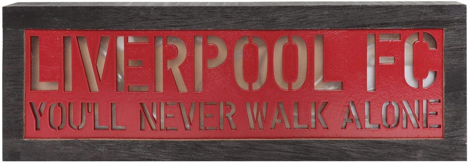 Liverpool FC Light Up Wooden Sign LFC Official: Amazon.co.uk: Lighting