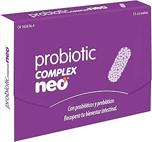 NEO - PROBIOTIC COMPLEX 15 Cápsulas con Probióticos y Prebióticos ...