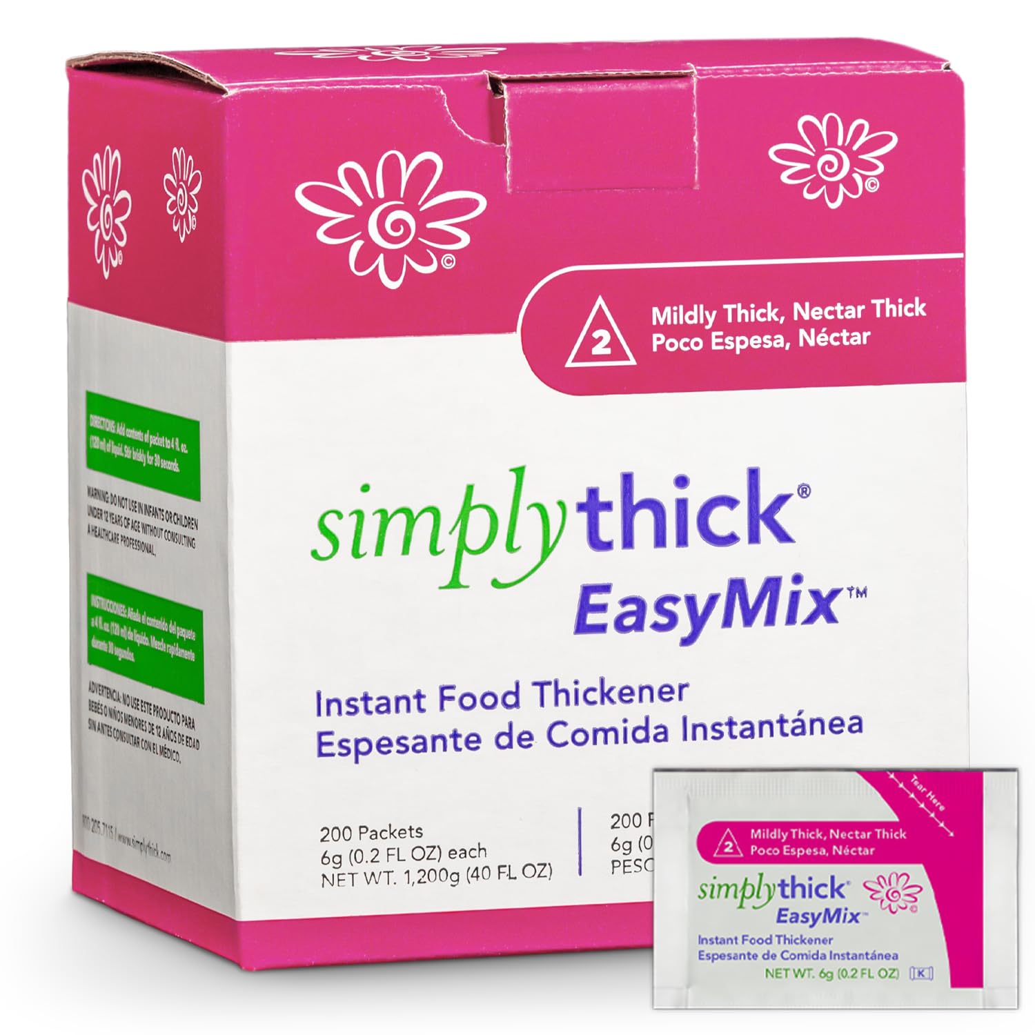 Mua SimplyThick EasyMix | 200 Count of 6g Individual Packets | Gel ...
