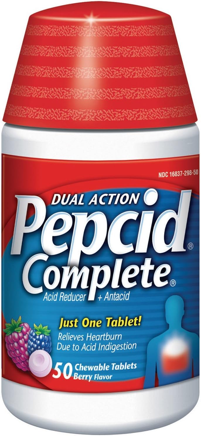 Amazon.com: Pepcid Chewable Tablet Berry, 50 Count TEJ: Home & Kitchen