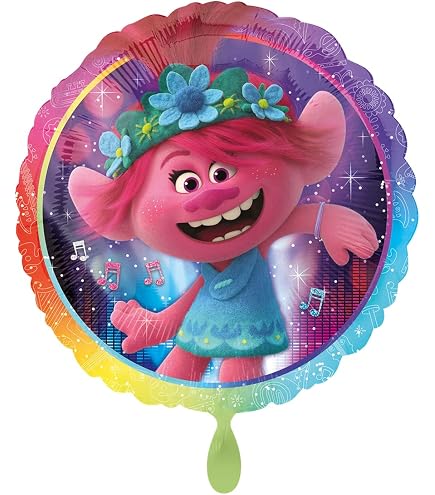 Princess Balloons Princess Poppy Punk Troll Official Trolls World Tour ...