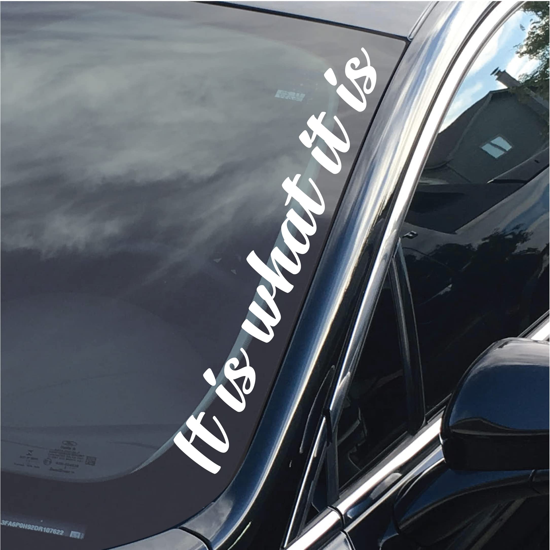 Mua It is What it is, Side A Pillar Windshield Banner | Vinyl Decal ...