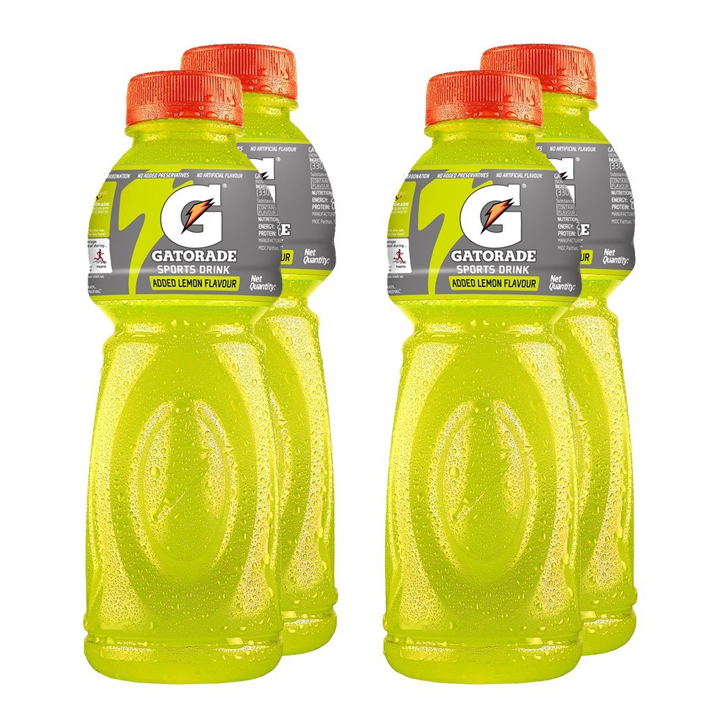 Gatorade Sports Drink - Lemon Flavor 500 ml Bottle (Pack of 4): Amazon ...