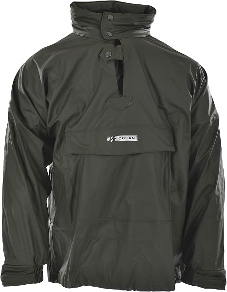 Ocean abeko Comfort Stretch Schlupfjacke Slip Jacket, Olive, X-Small ...