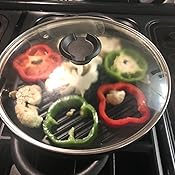 Jean Patrique The Whatever Pan - Cast Aluminium Griddle Pan with Glass ...