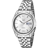 Amazon.com: Seiko SNZE21 Men's Seiko 5 Automatic Stainless Steel Silver ...