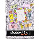 Classmate Pulse 6 Subject Notebook - Unruled, 300 Pages, Spiral Binding ...