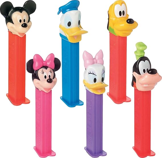 Disney Mickey Mouse PEZ Dispenser with 2 packs of Pez sweets: Amazon.co ...
