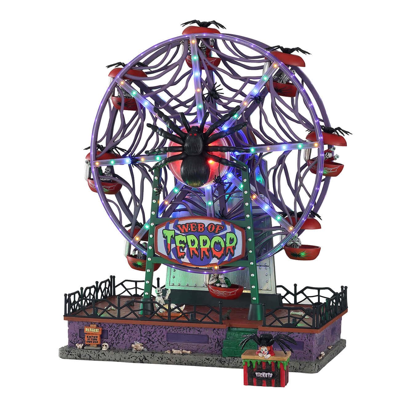 Mua Lemax Web of Terror Ferris Wheel, with 4.5V Adaptor #14823 trên ...