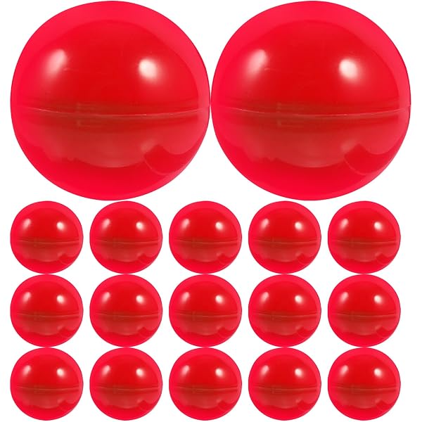Plastic Balls That Open In Half Happyyami 25pcs Lottery Balls Raffle ...