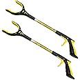 Amazon.com: RMS 2 Pack 21 Inch Short Grabber Reacher with Rotating Jaw ...