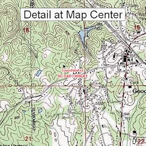 Amazon.com : USGS Topographic Quadrangle Map - Goodwater, Alabama ...