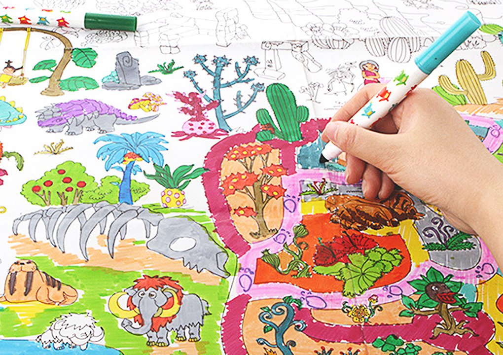 Buy Giant Wall Size Coloring Huge Graffiti Coloring Wall Decor Coloring ...