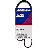 Amazon.com: ACDelco 12564763 GM Original Equipment V-Ribbed Serpentine ...