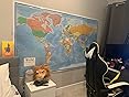 Amazon.com : 48x78 World Classic Premier Wall Map Mega Poster Laminated ...