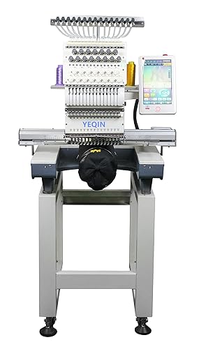 YQ-1501 Automatic Single 15 Needle Computer Embroidery Machine Flat ...
