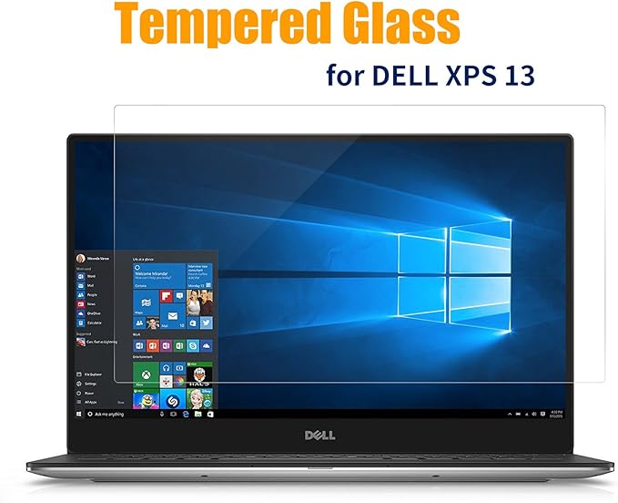DELL XPS 13 Screen Protector Tempered Glass 9H Hardness Scratch ...