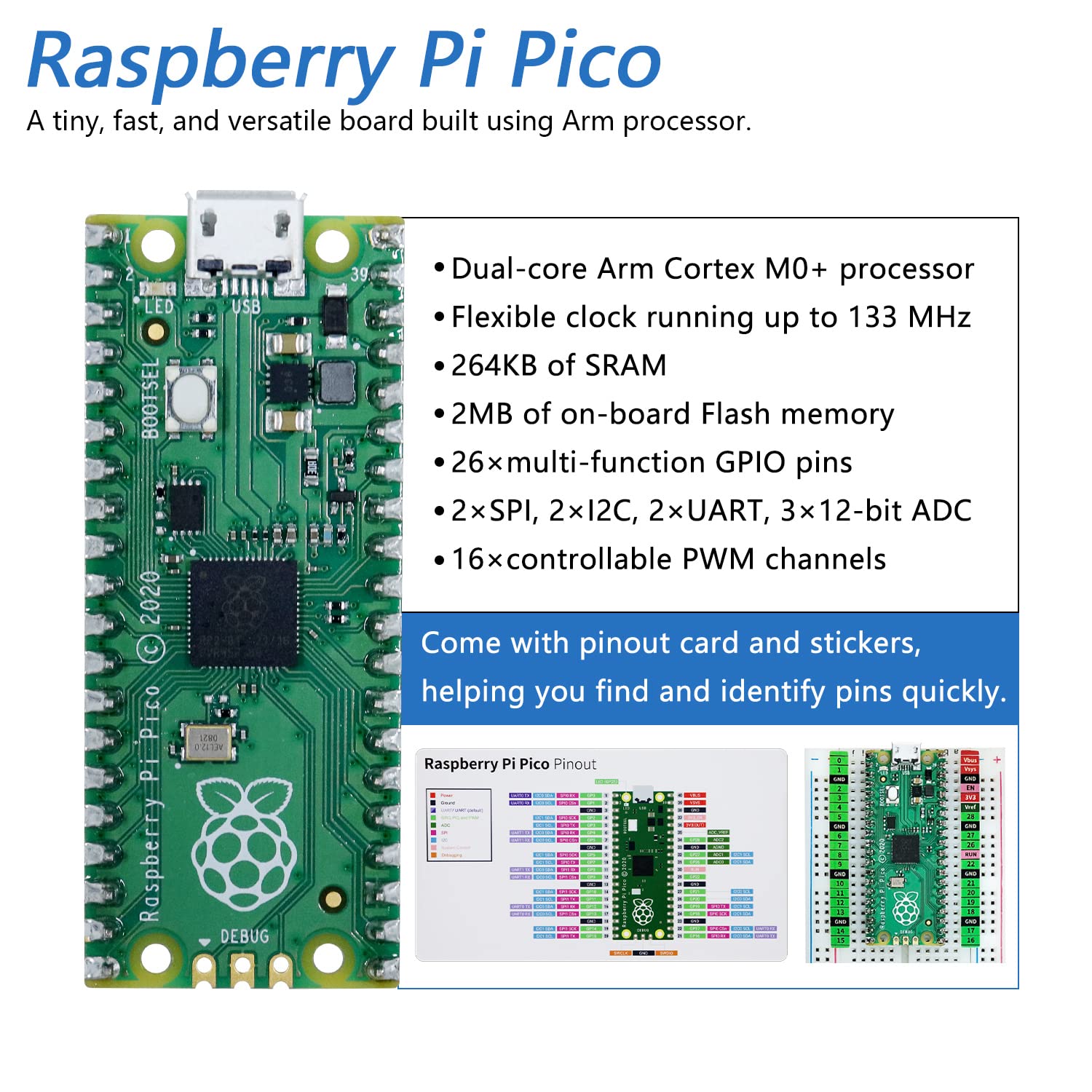 Mua Freenove Super Starter Kit for Raspberry Pi Pico (Included) (Arduino IDE Compatible), 513 ...