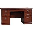 Amazon.com: Sauder Heritage Hill Computer Desk, Classic Cherry finish ...