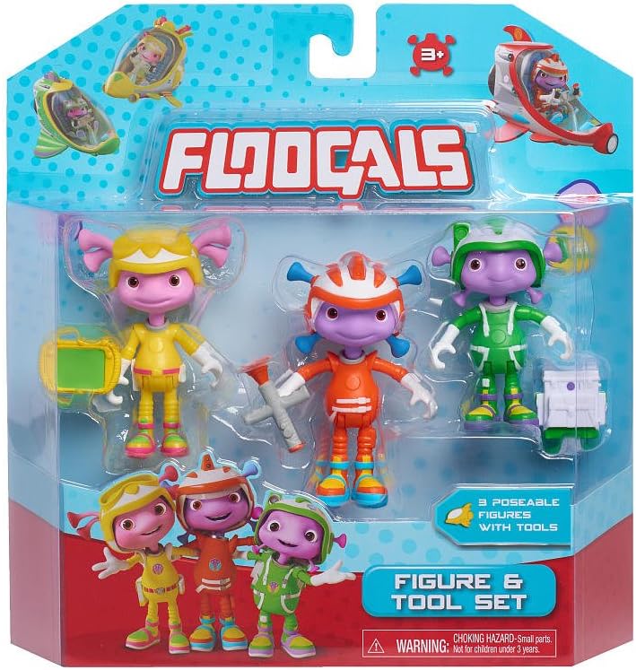 Just Play Floogals - Captain Fleeker, First Officer Flo and Junior ...