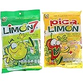 Amazon.com : 2 Pk. Limon 7 Salt & Lemon Powder Mexican Candy 100 Pieces ...
