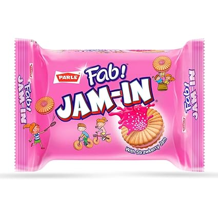 Parle Fab Jam in Strawberry Cream 150 gm Pouch: Amazon.in: Grocery ...