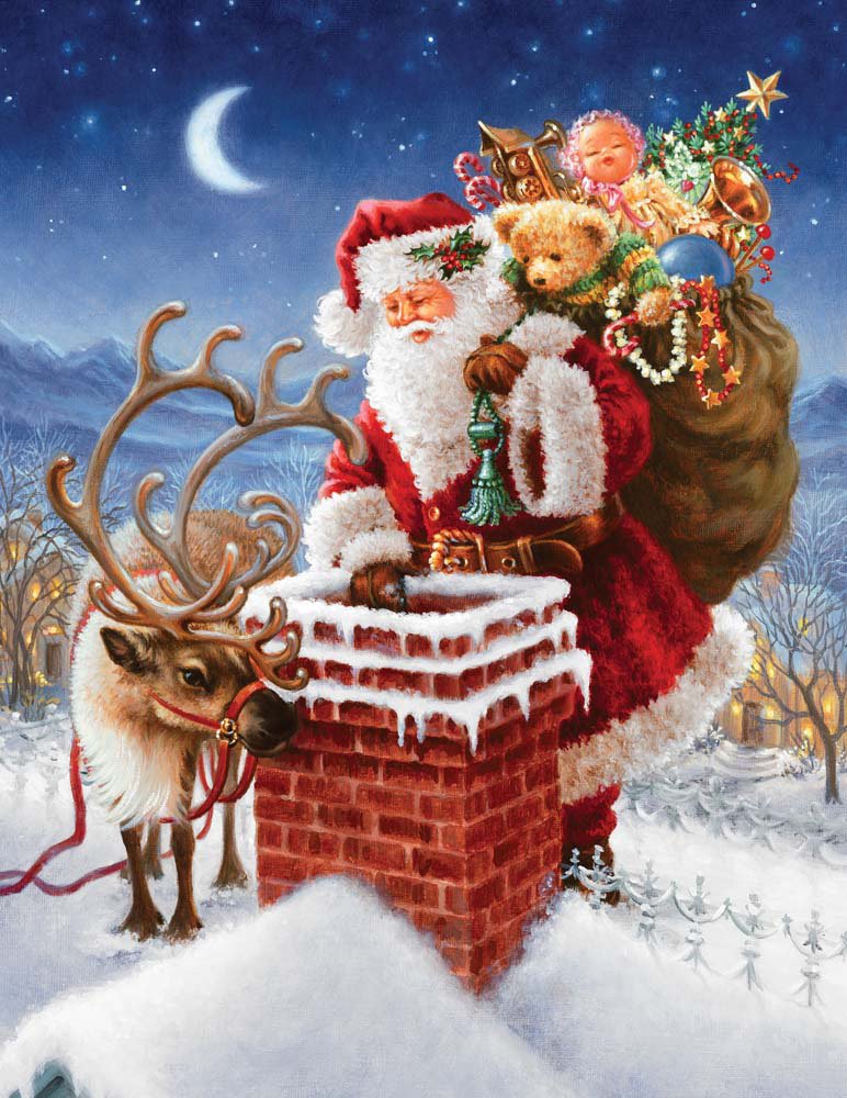 You'll Love These Santa Claus Jigsaw Puzzles ~ Here Comes Santa Claus