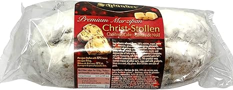 Schlunder Premium Traditional Marzipan Stollen Christmas Cake Christ ...