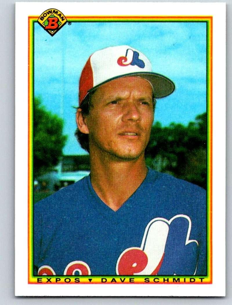 Amazon.com: 1990 Bowman #110 Dave Schmidt Mint Baseball MLB Expos ...