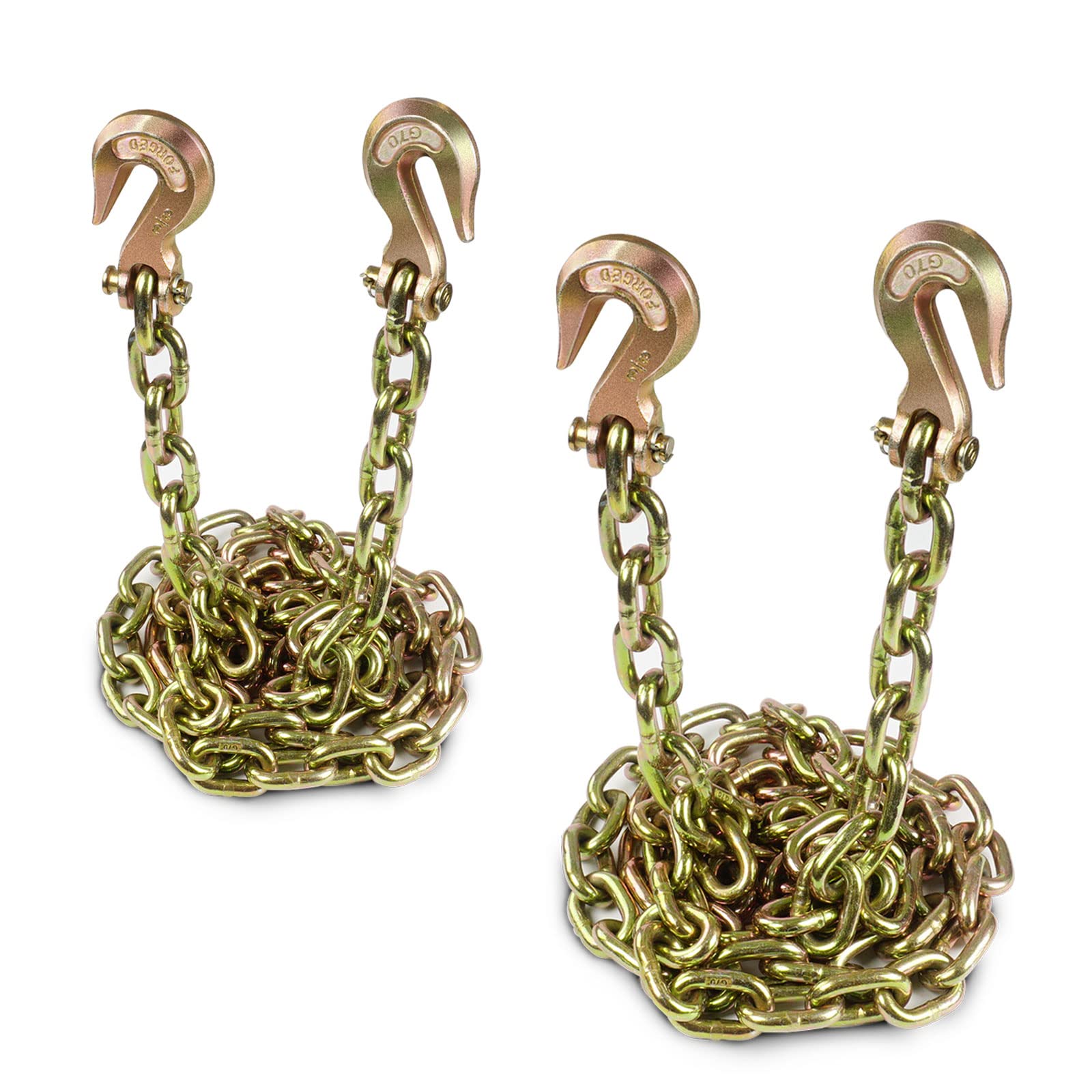 AYMMIC Transport Binder Chain,Tow Chain with G70,3/8'' x 10',with ...