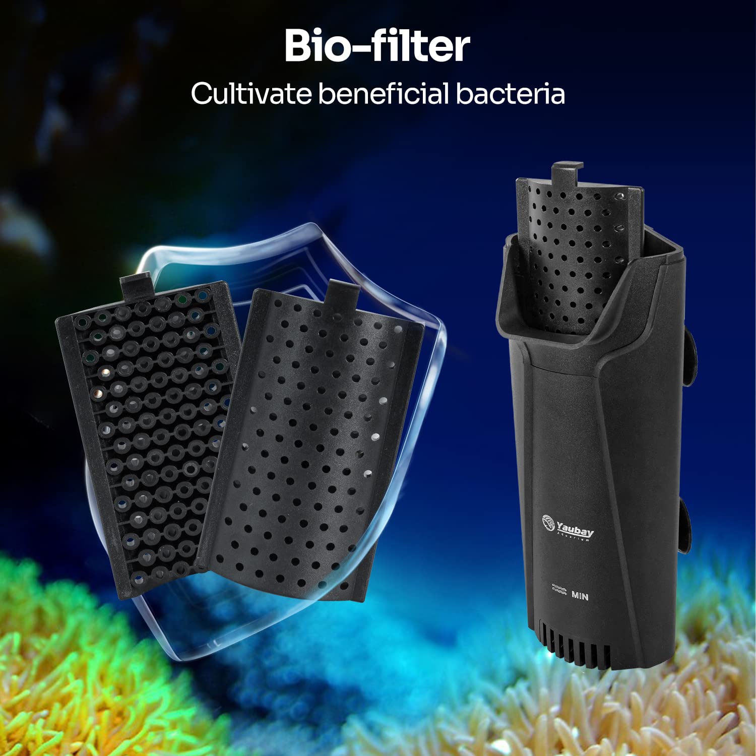 Mua Yaubay Quiet Internal Aquarium Filter, 3-Stage Bio-Filtration Low ...